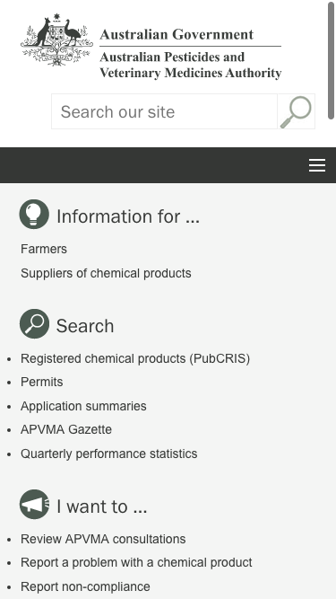 Australian Pesticides and Veterinary Medicines Authority - Agileware